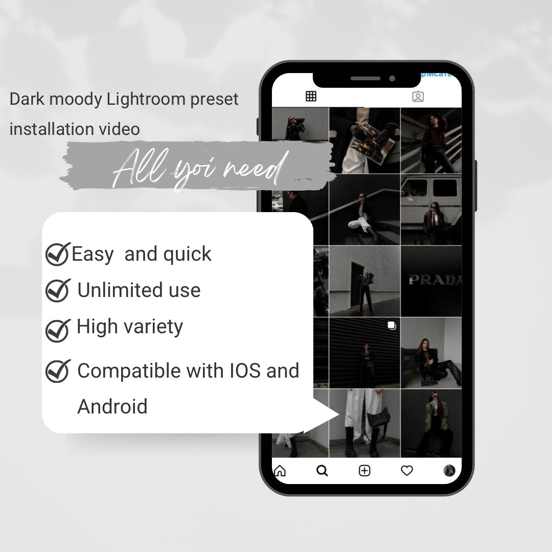 Dark Moody Presets – edital